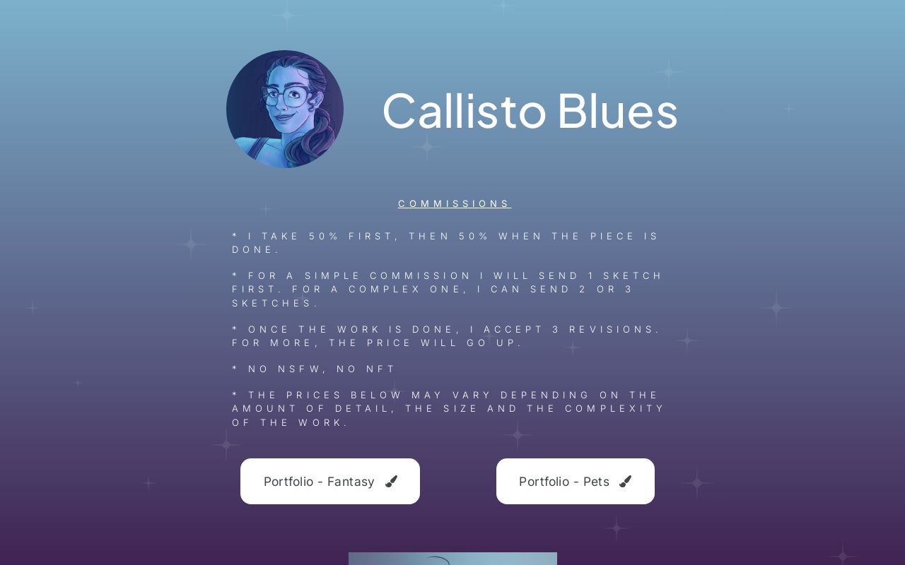 Callisto Blue Art